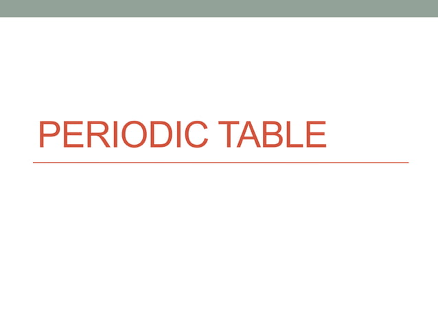 Periodic-table.pptx | Chemistry | Science