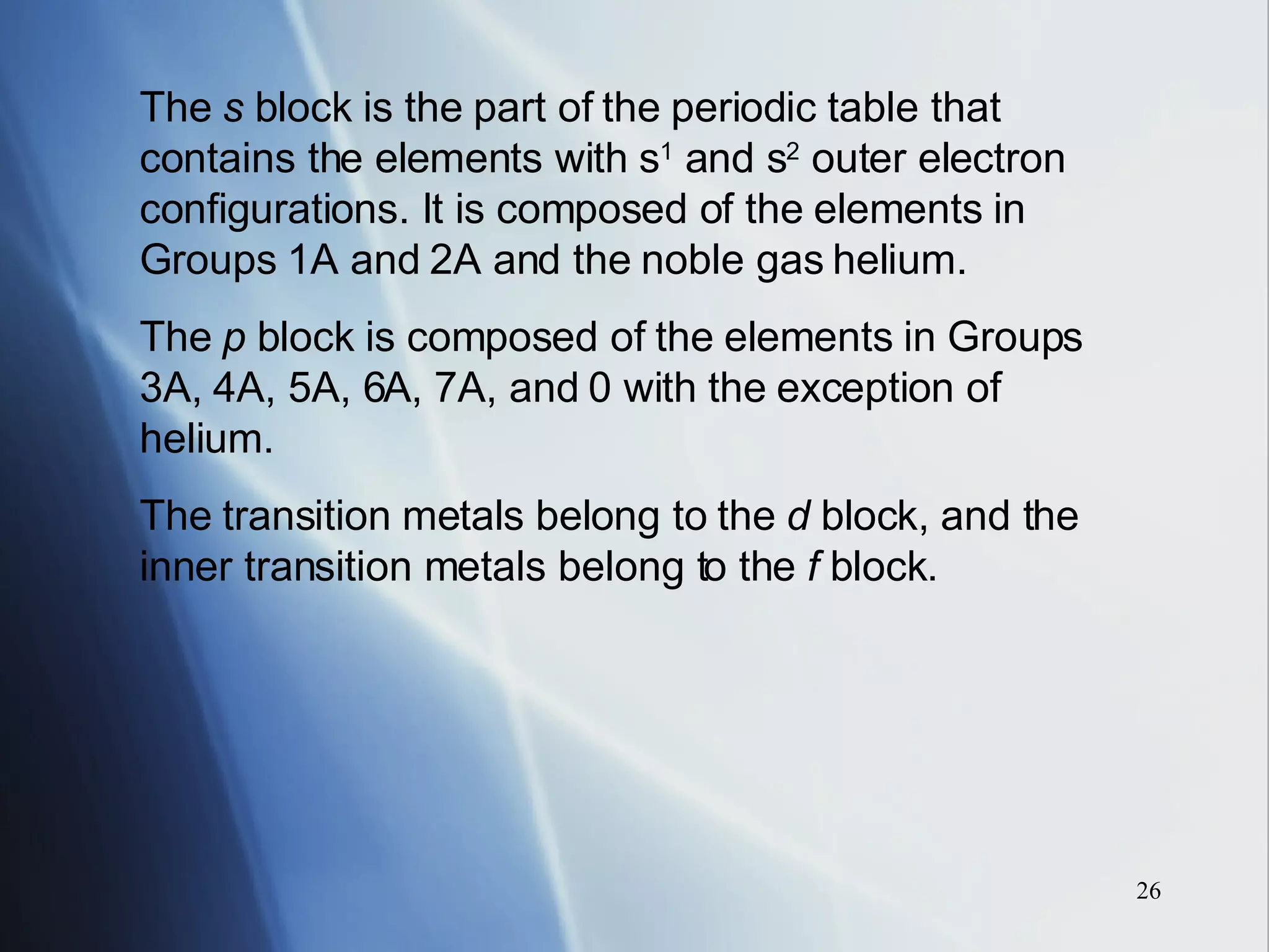 Periodic Table Chapter 14 | PPT