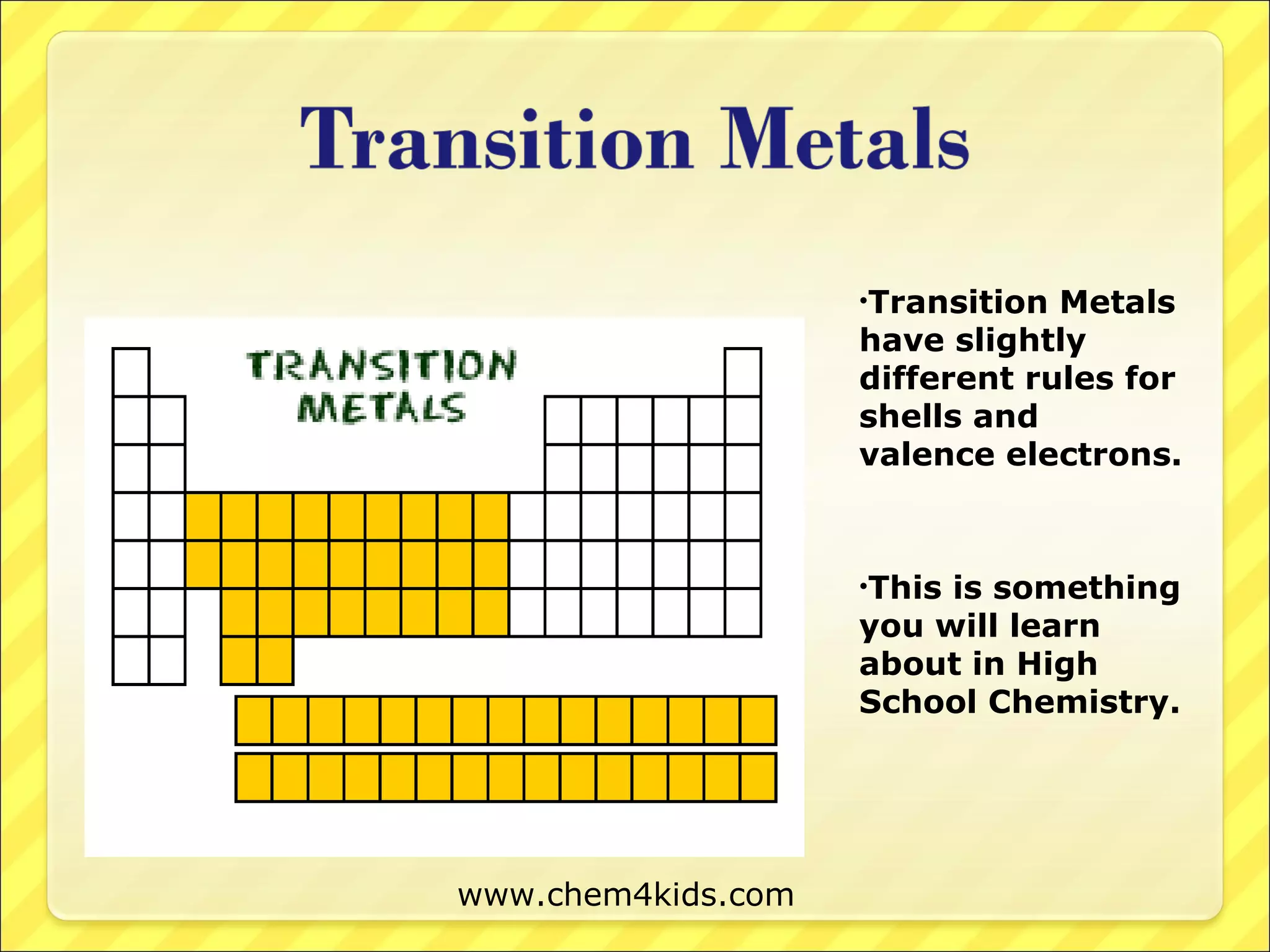 Periodic table-shells-valence | PPT