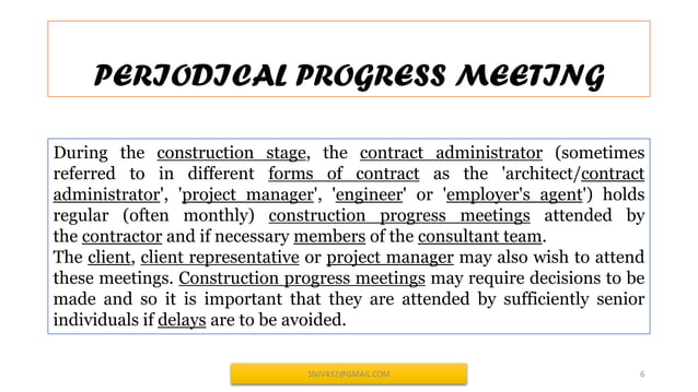 Periodical meeting report and progress report | PDF | Construction ...