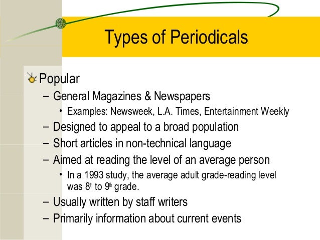 Periodicals