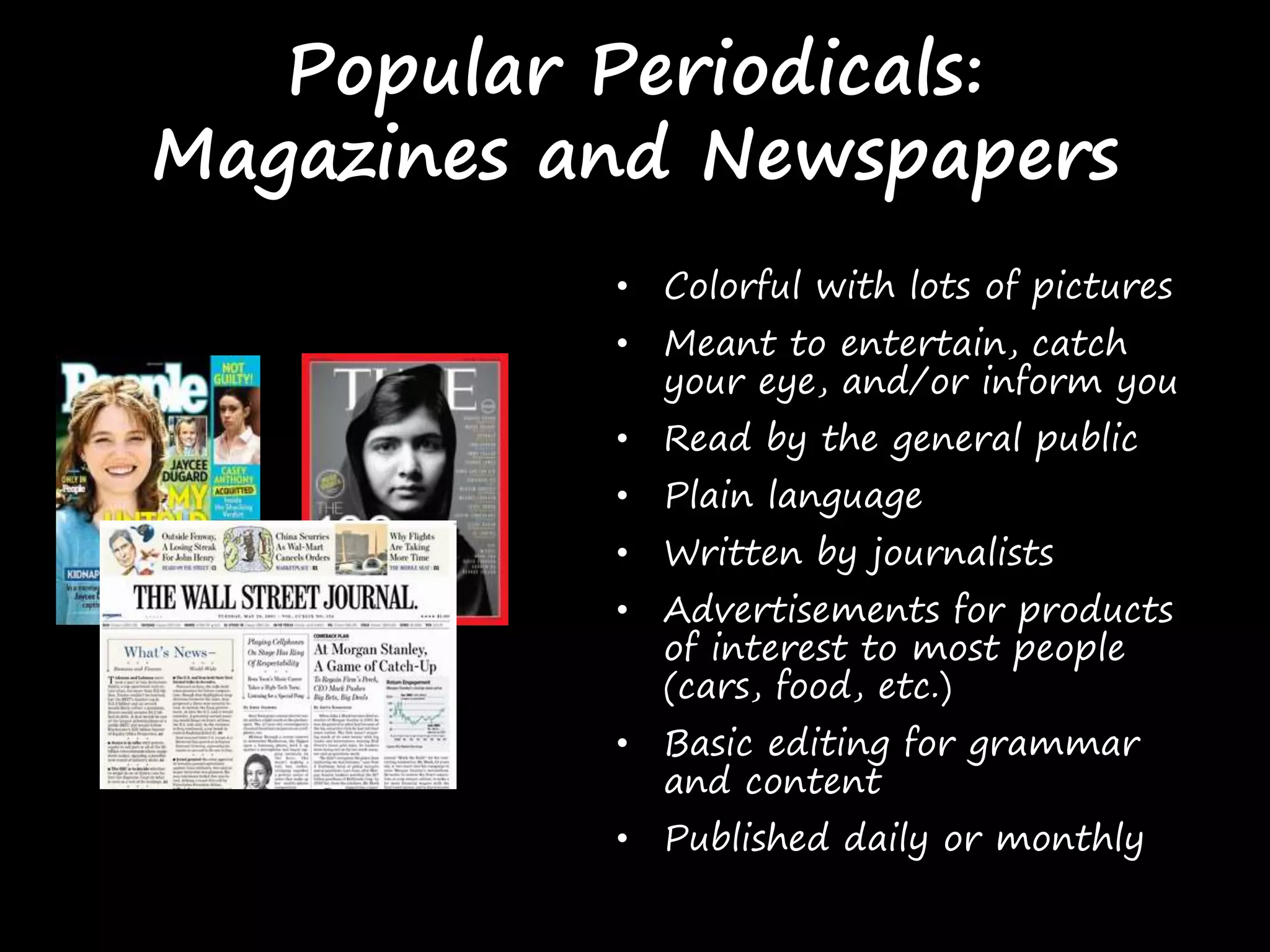 Periodical Types | PPTX