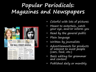 Periodical Types | PPTX