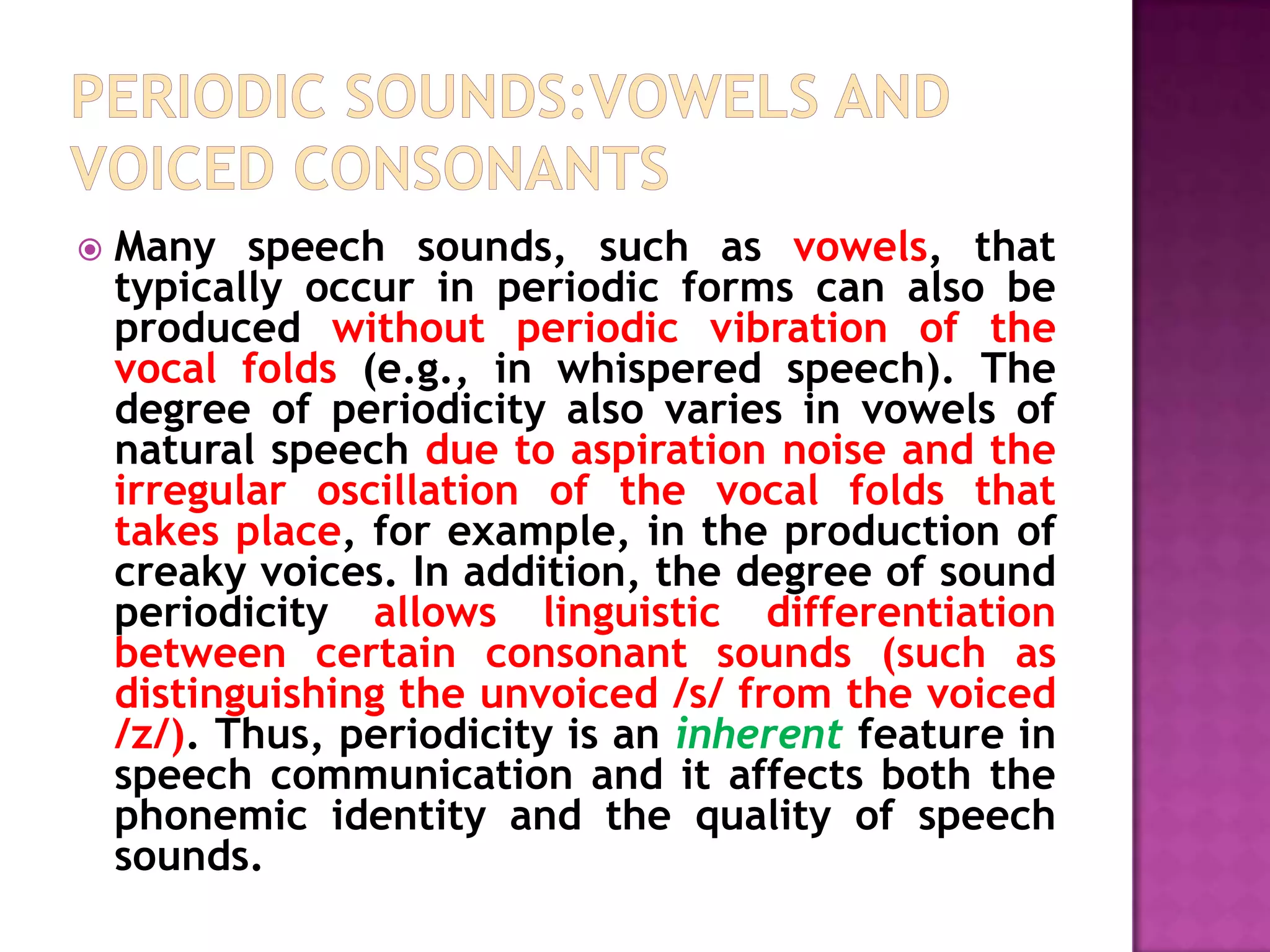 Periodic and aperiodic sounds (2) | PPTX