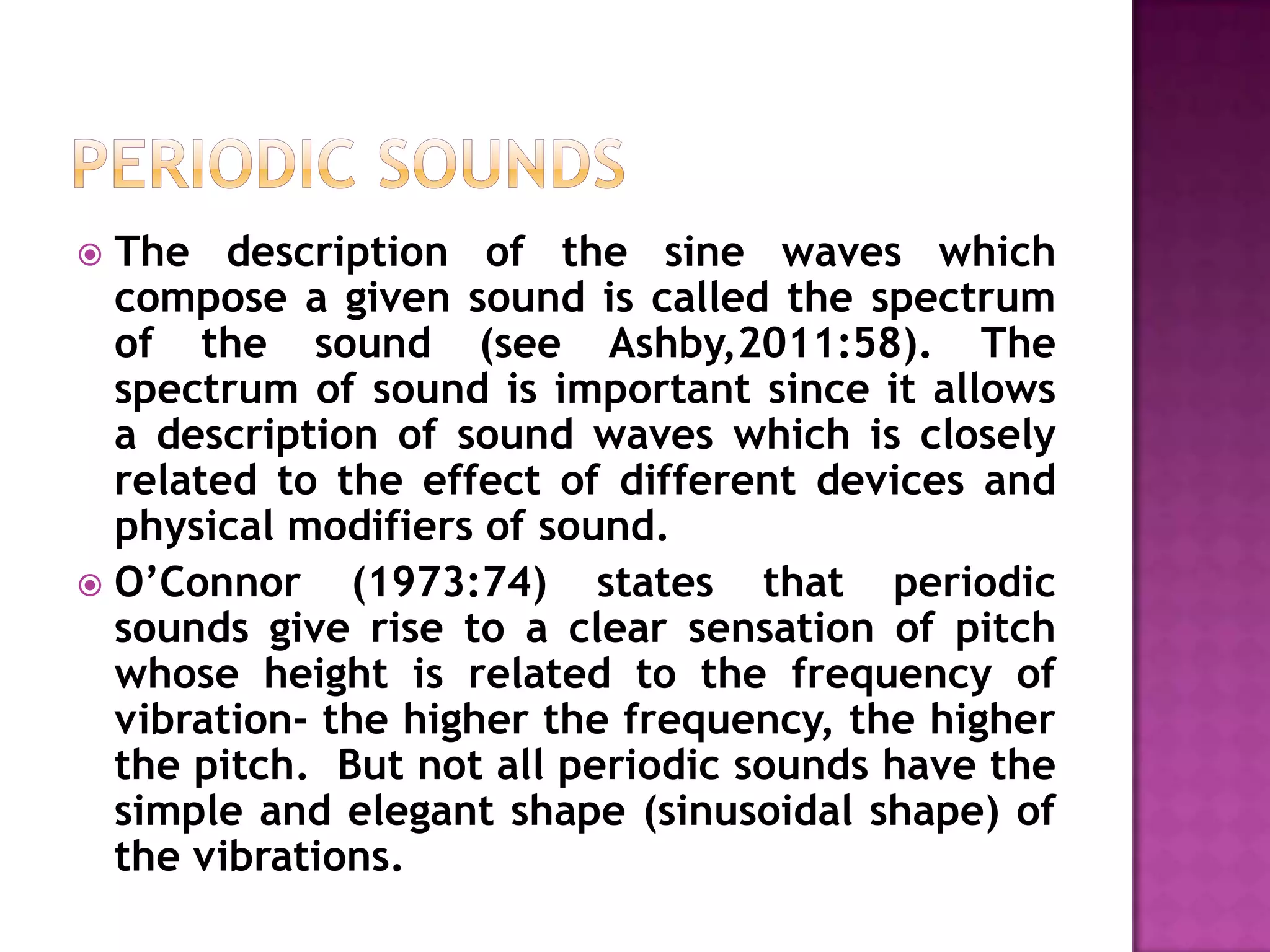 Periodic and aperiodic sounds (2) | PPTX
