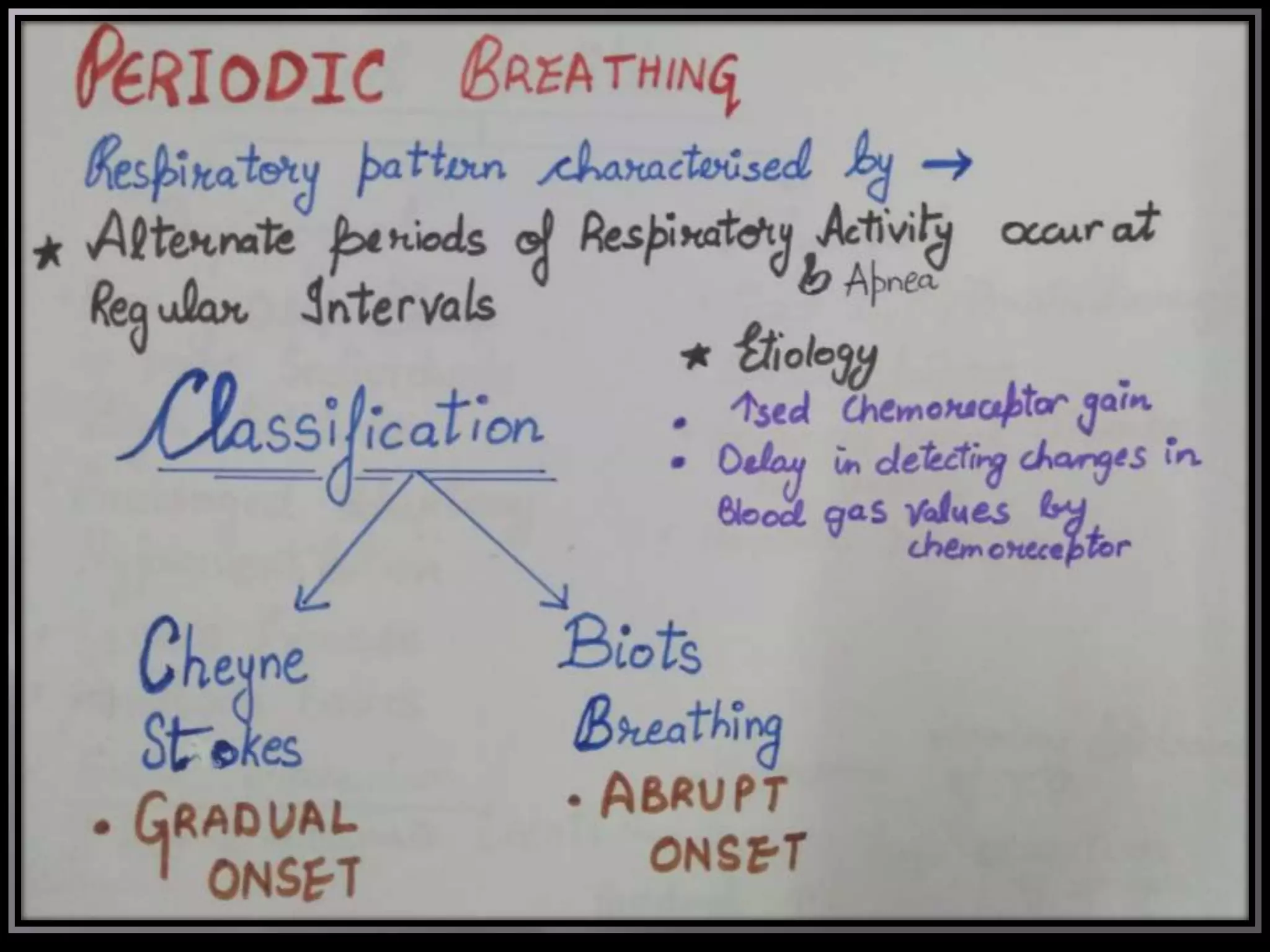 Periodic breathing ppt | PPTX