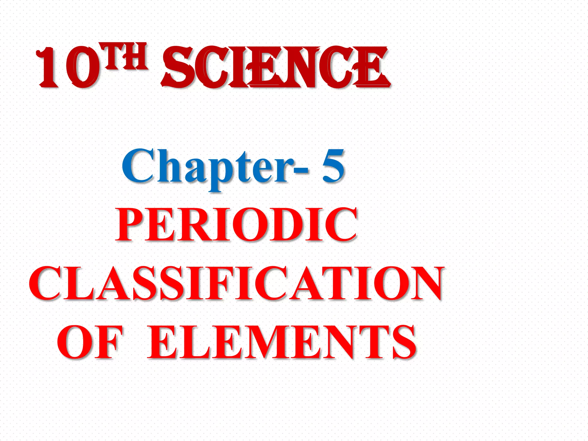 Periodic calssification of elements ncert shashikumar b s | PDF