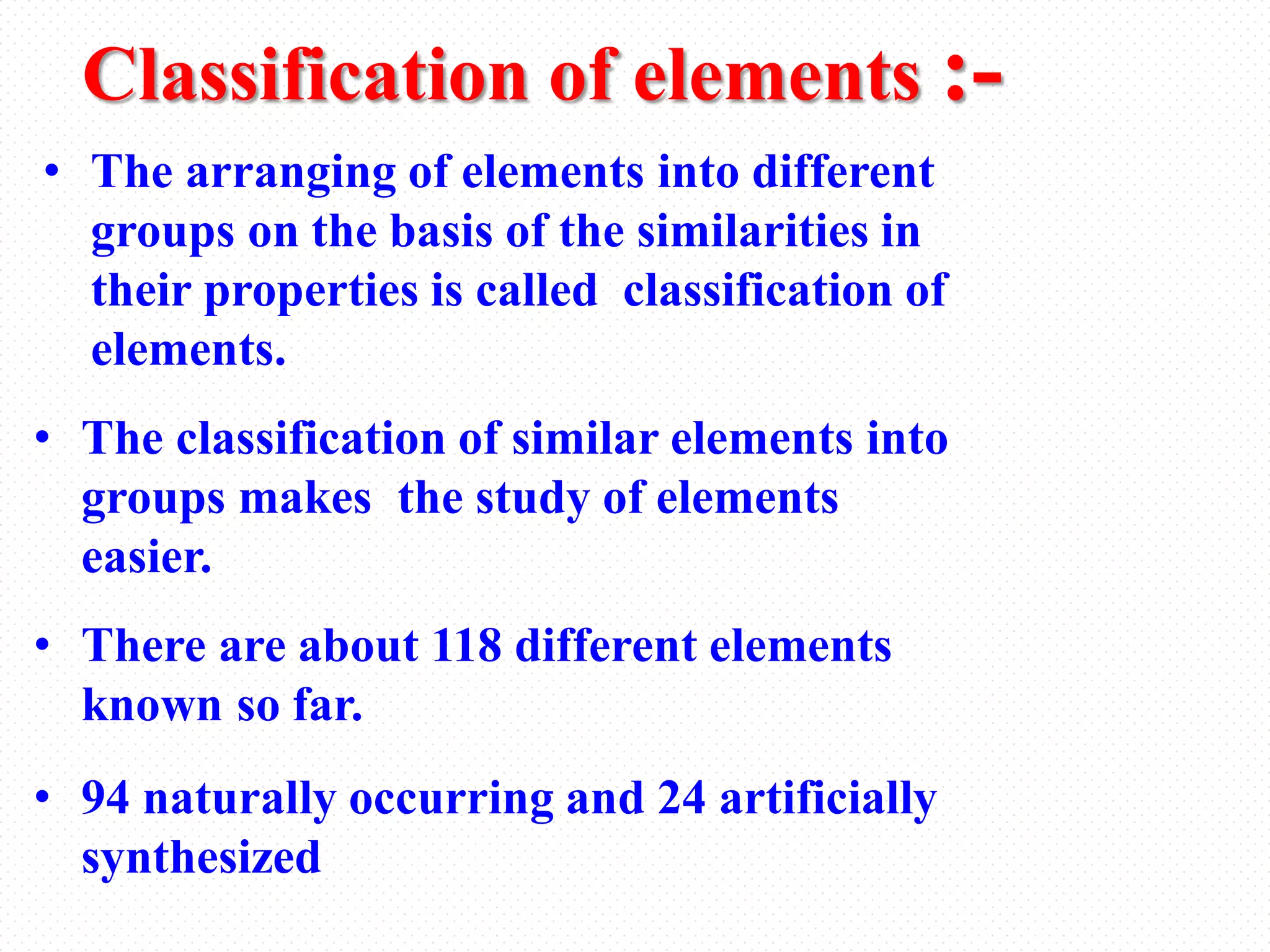 Periodic calssification of elements ncert shashikumar b s | PDF
