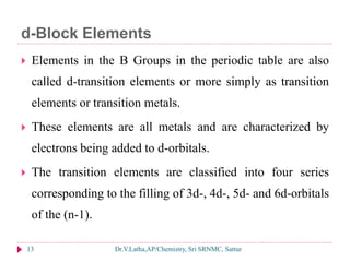 Periodic classification and periodic properties | PPT