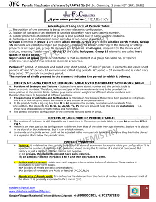 Periodic classification class 10th by jfc | PDF
