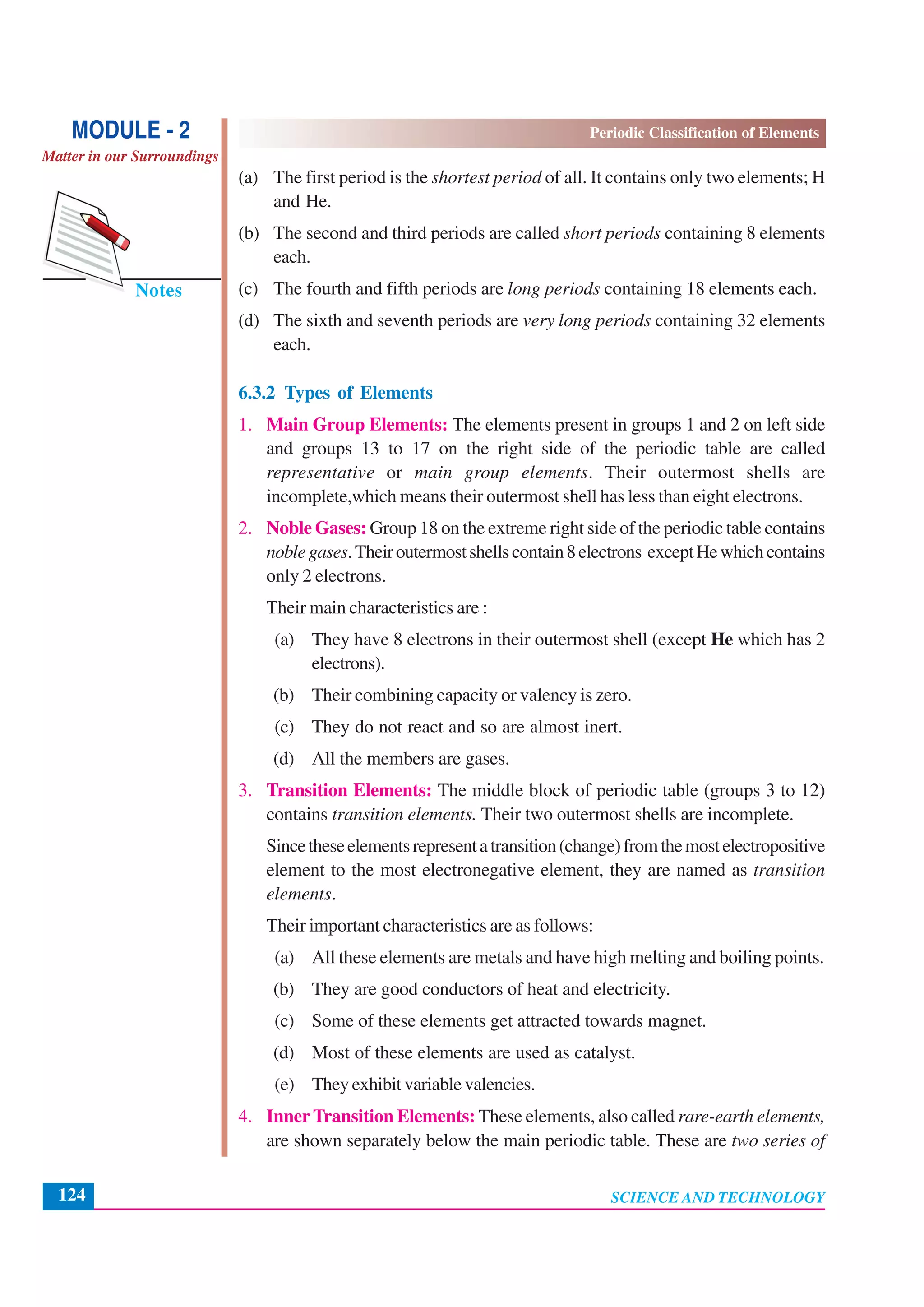 Periodic classification of elements | PDF