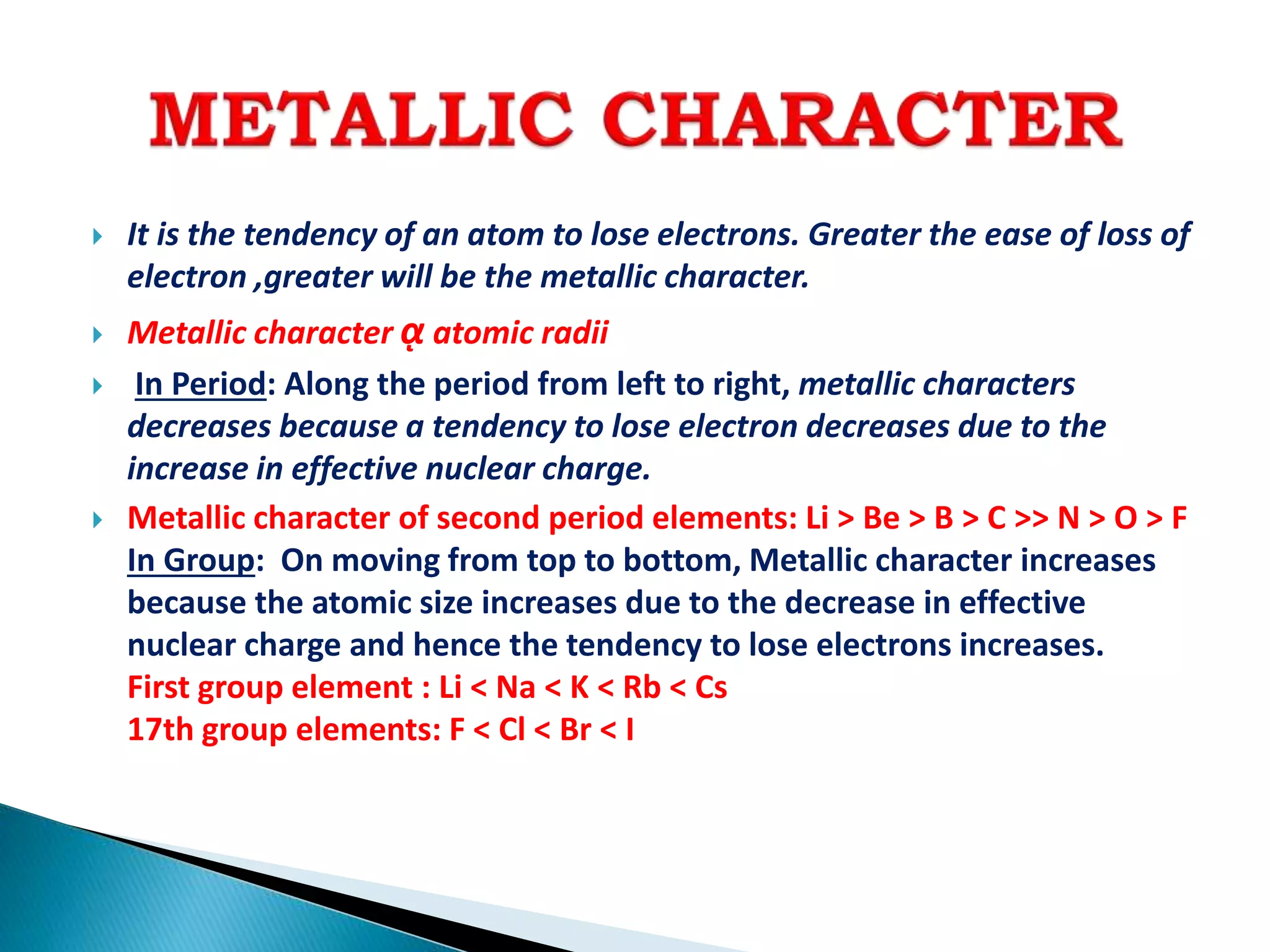 Periodic classification of elements 10 CHM(5) | PPTX