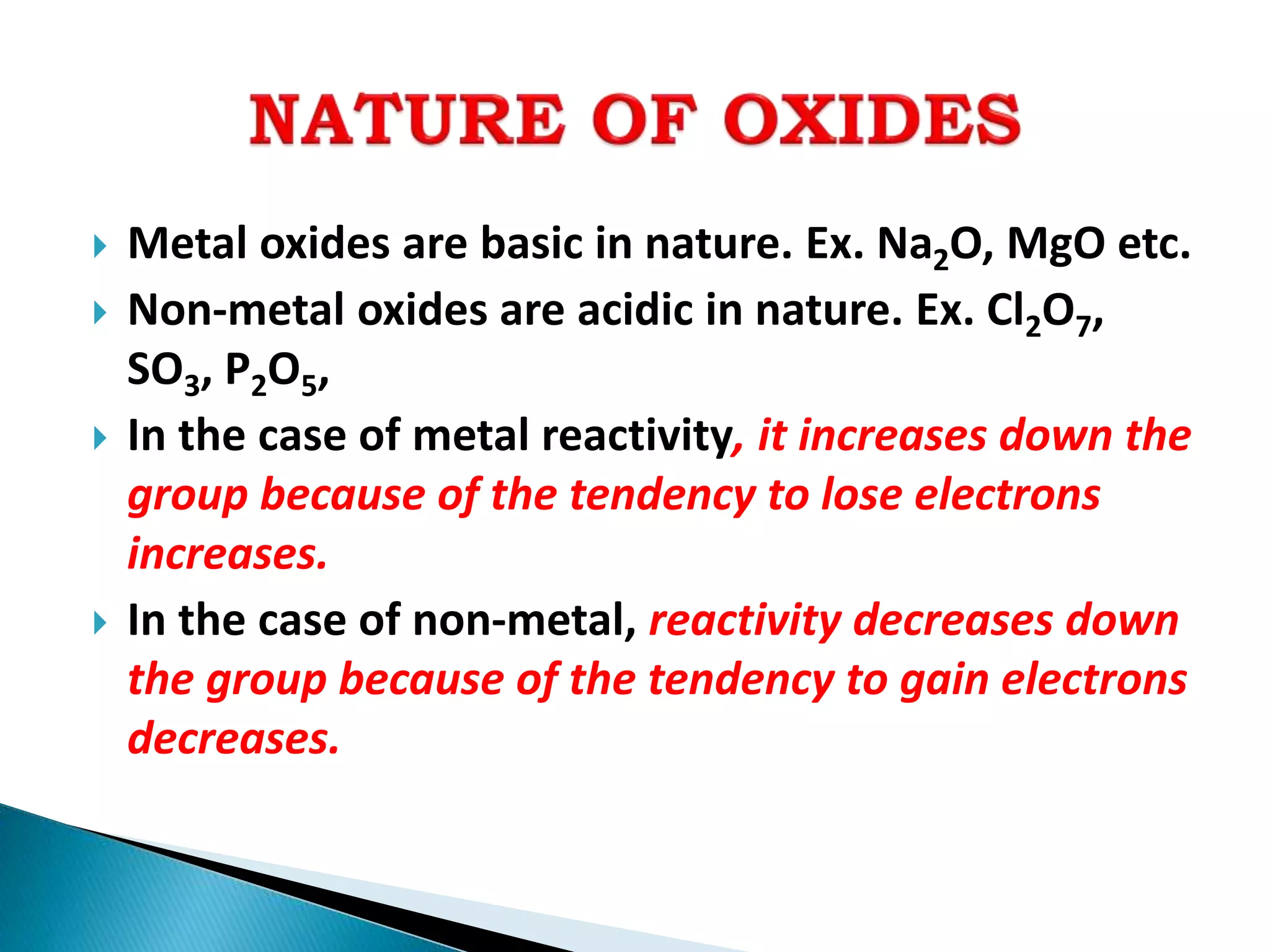 Periodic classification of elements | PPTX