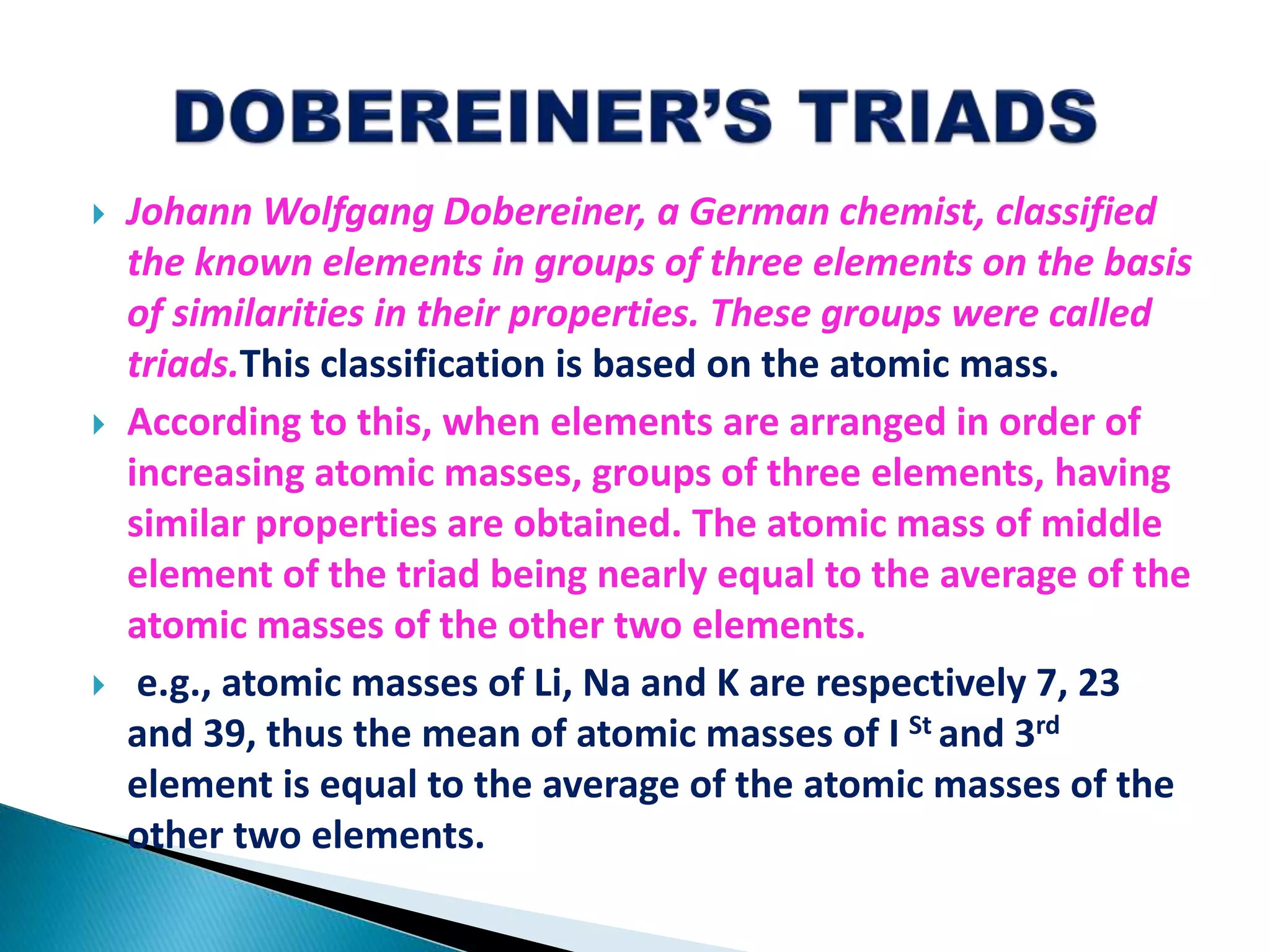 Periodic classification of elements | PPTX