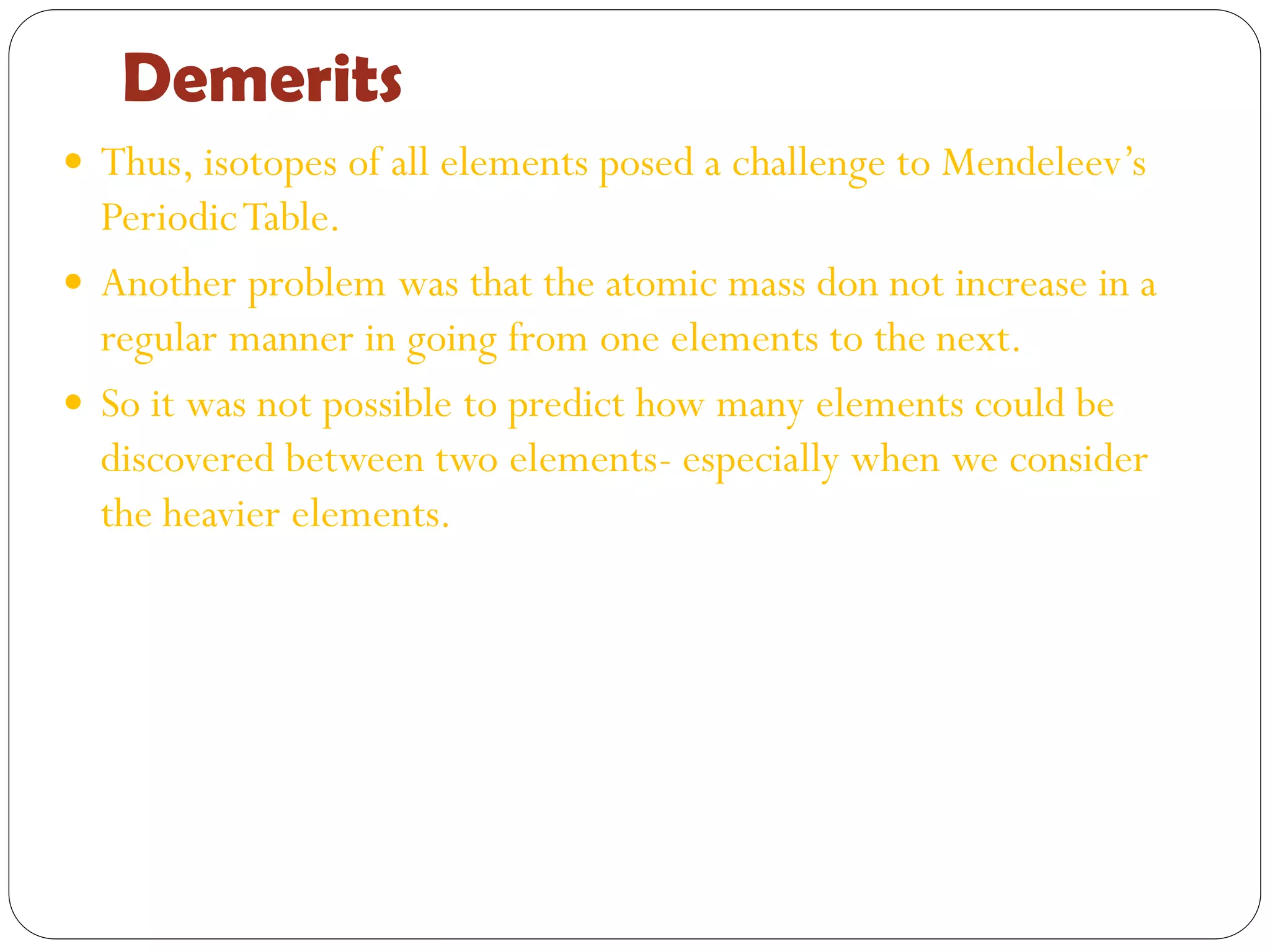 Periodic Classification of Elements | PDF