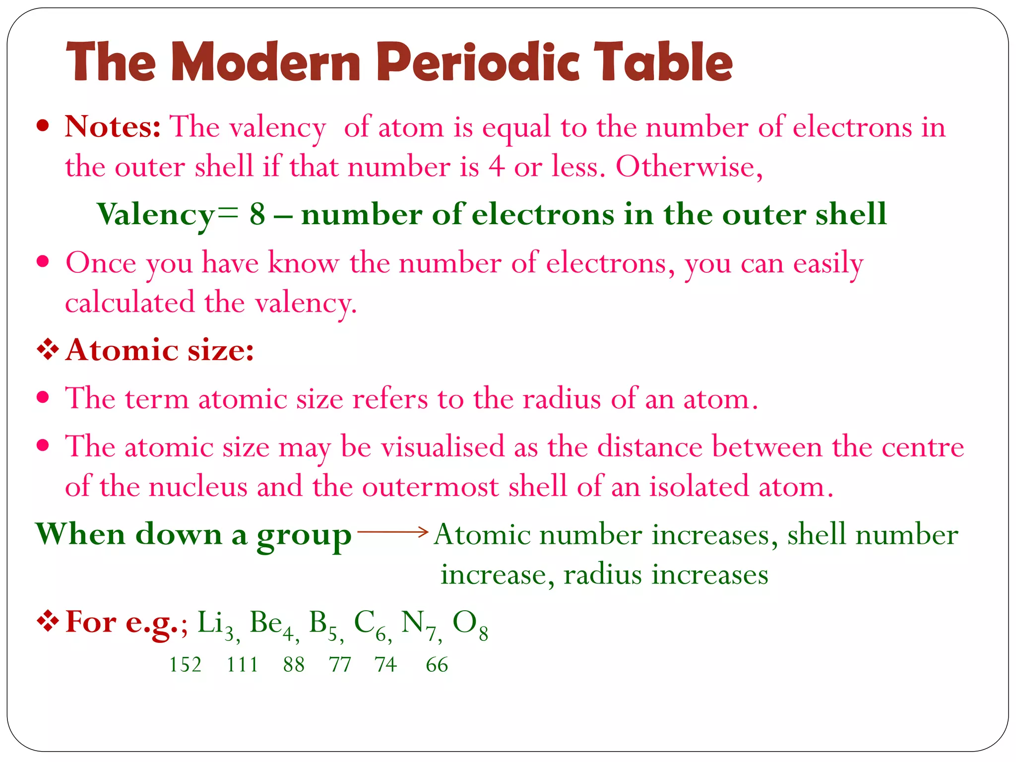 Periodic Classification of Elements | PDF