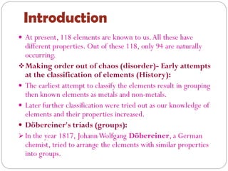 Periodic Classification of Elements | PDF