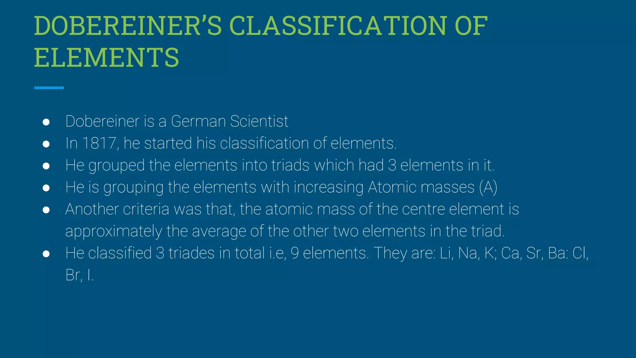 Periodic Classification Of Elements | PPTX