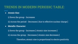 Periodic Classification Of Elements | PPTX