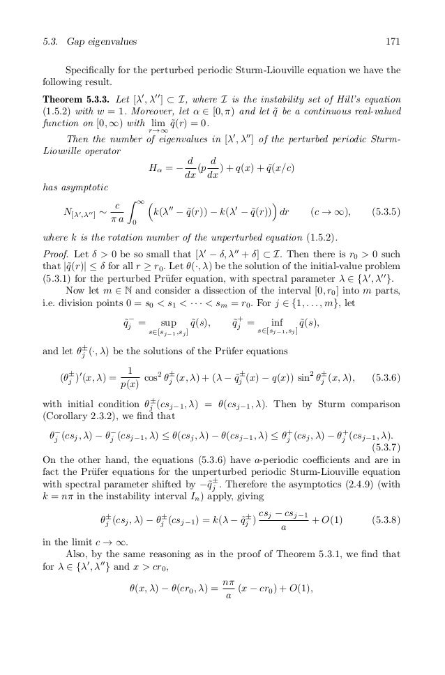 Periodic Differential Operators