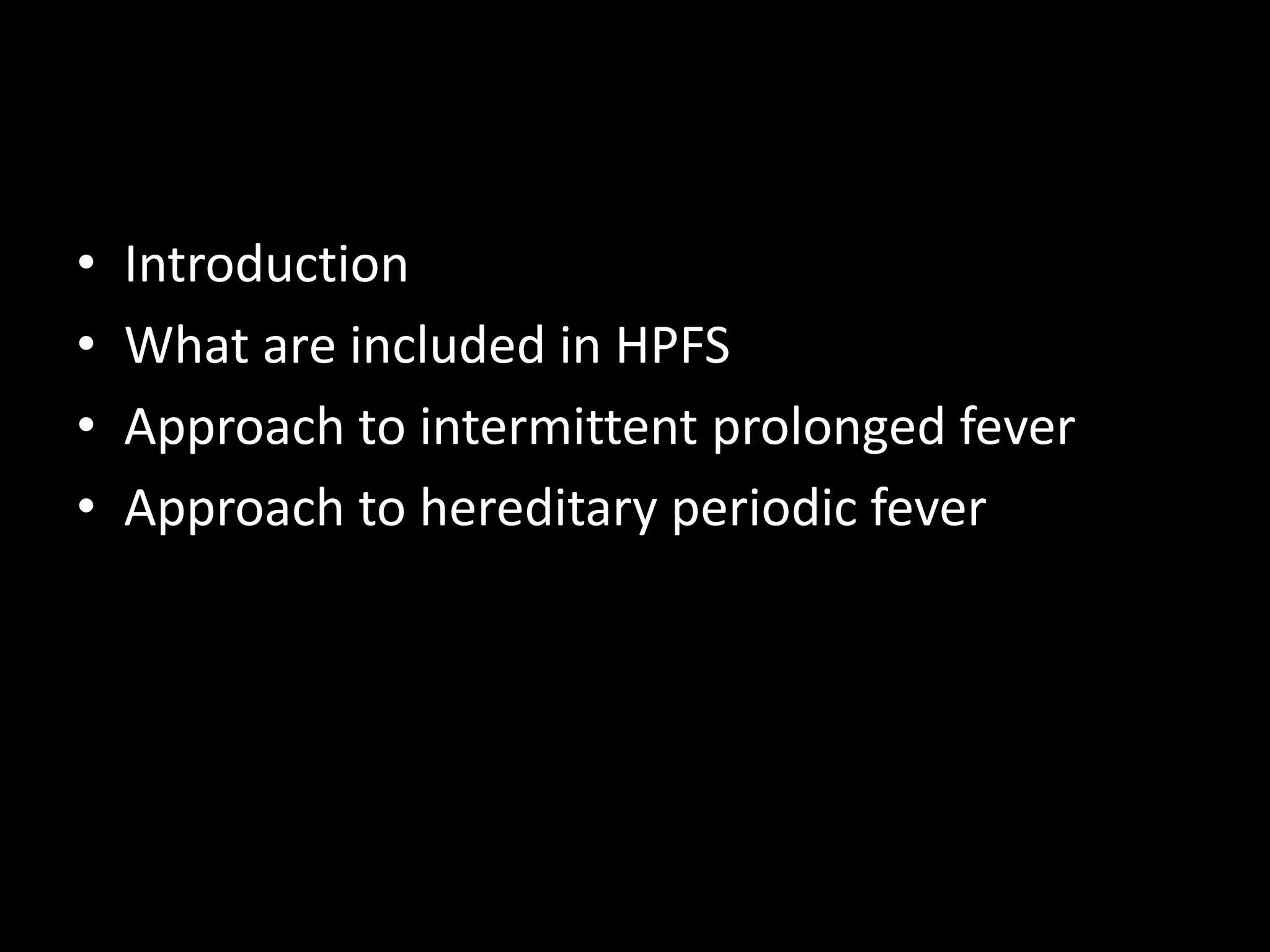 Periodic fever ppt | PPTX