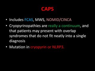Periodic fever ppt | PPTX