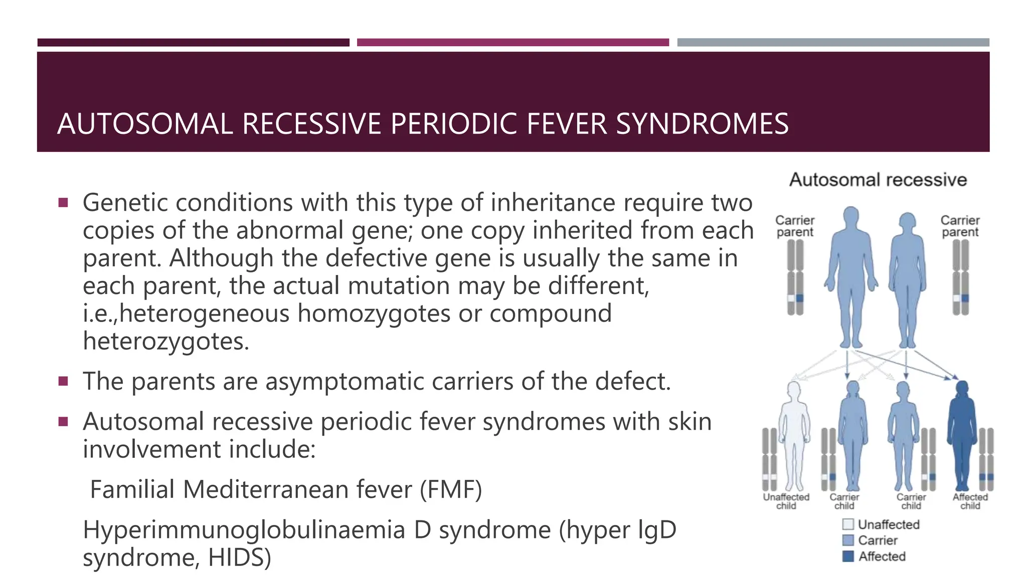 Periodic Fever syndromes- group of rare conditions that cause children ...