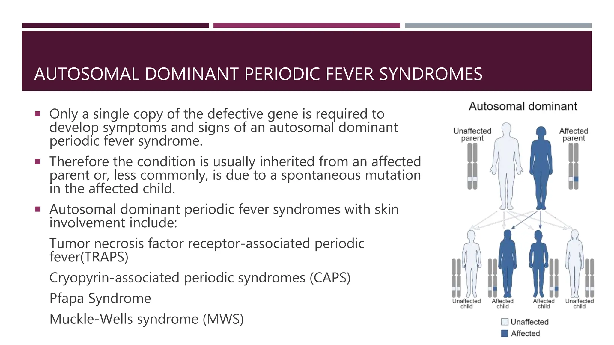 Periodic Fever syndromes- group of rare conditions that cause children ...