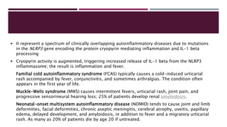 Periodic Fever syndromes- group of rare conditions that cause children ...
