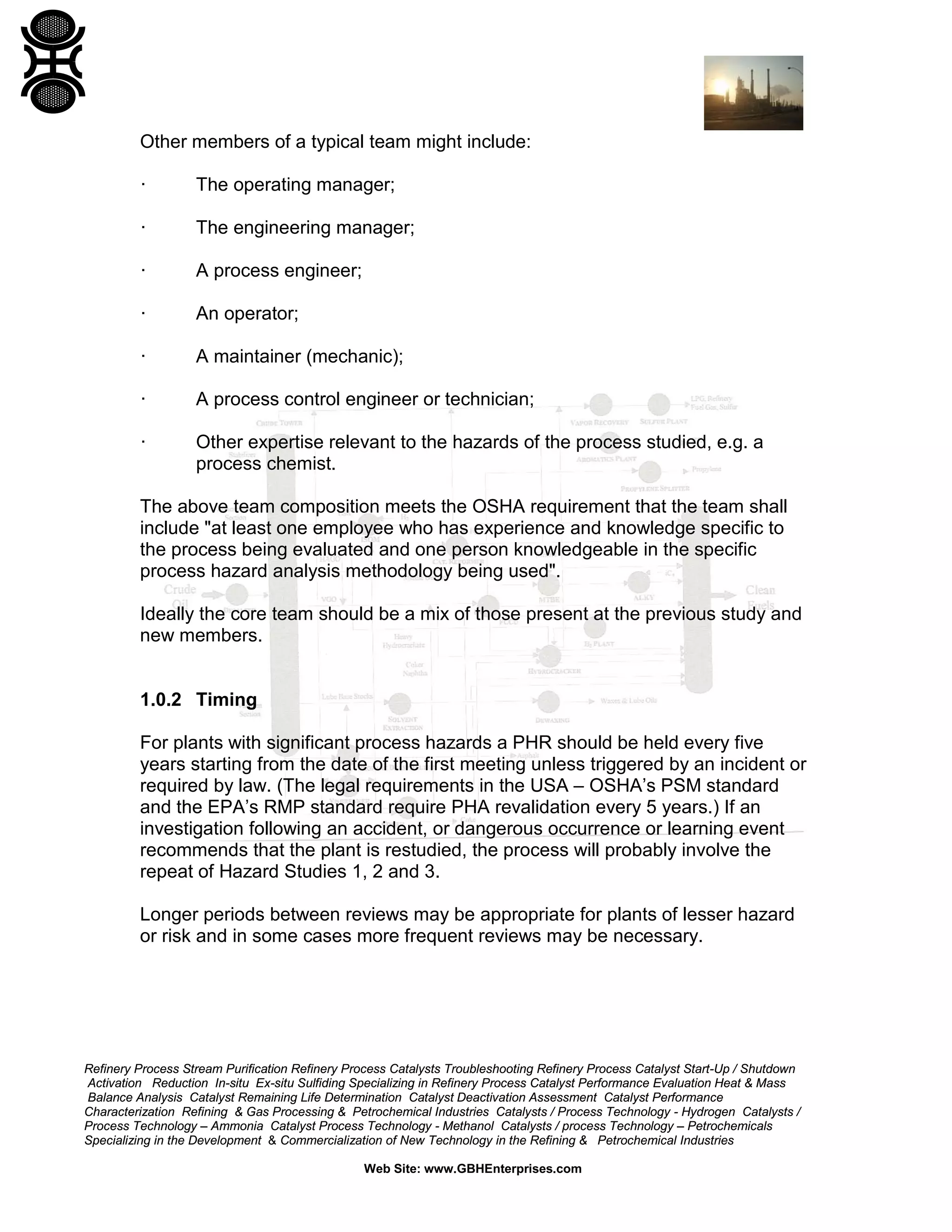 Periodic Hazard Review (PHA Revalidation) | PDF