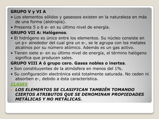 Periodicidad quimica | PPTX
