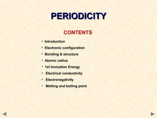 Periodicity introduction unit 1 | PPT