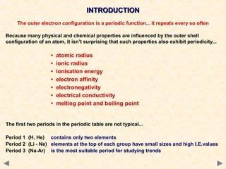 Periodicity introduction unit 1 | PPT
