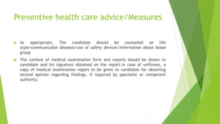 Periodic medical examination | PPTX