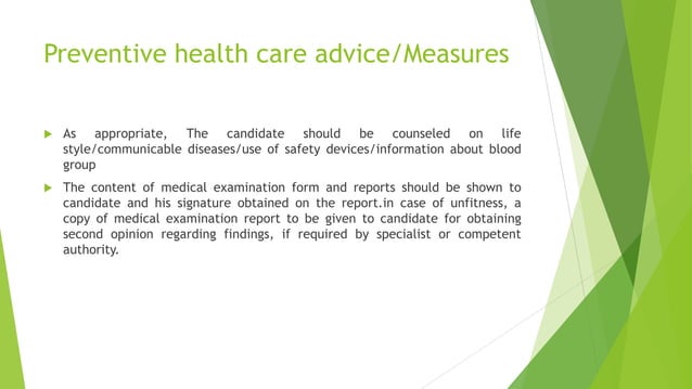 Periodic medical examination | PPTX | Medical Tests | Medical Health