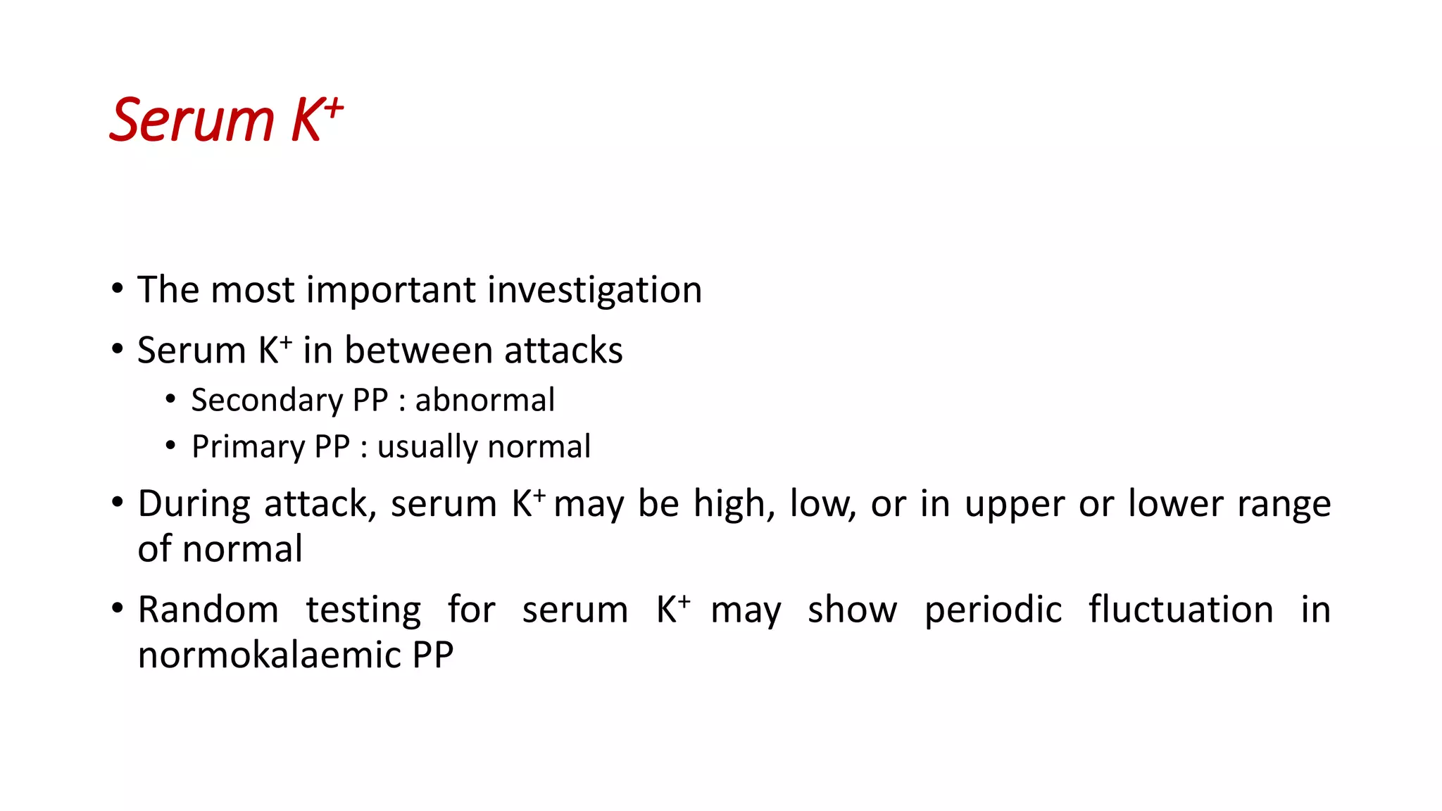 Periodic paralysis | PPTX