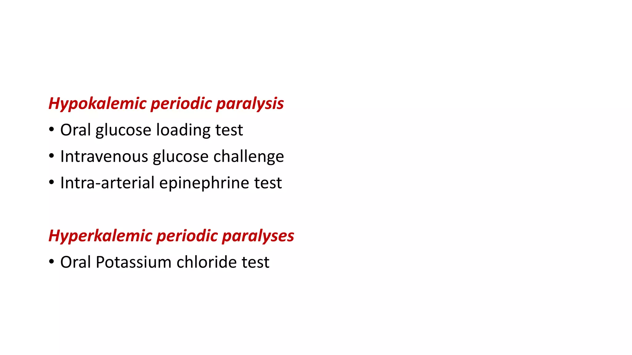Periodic paralysis | PPTX