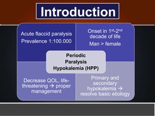 Periodic paralysis hypokalemia in patient with tumor suprasella.ppt