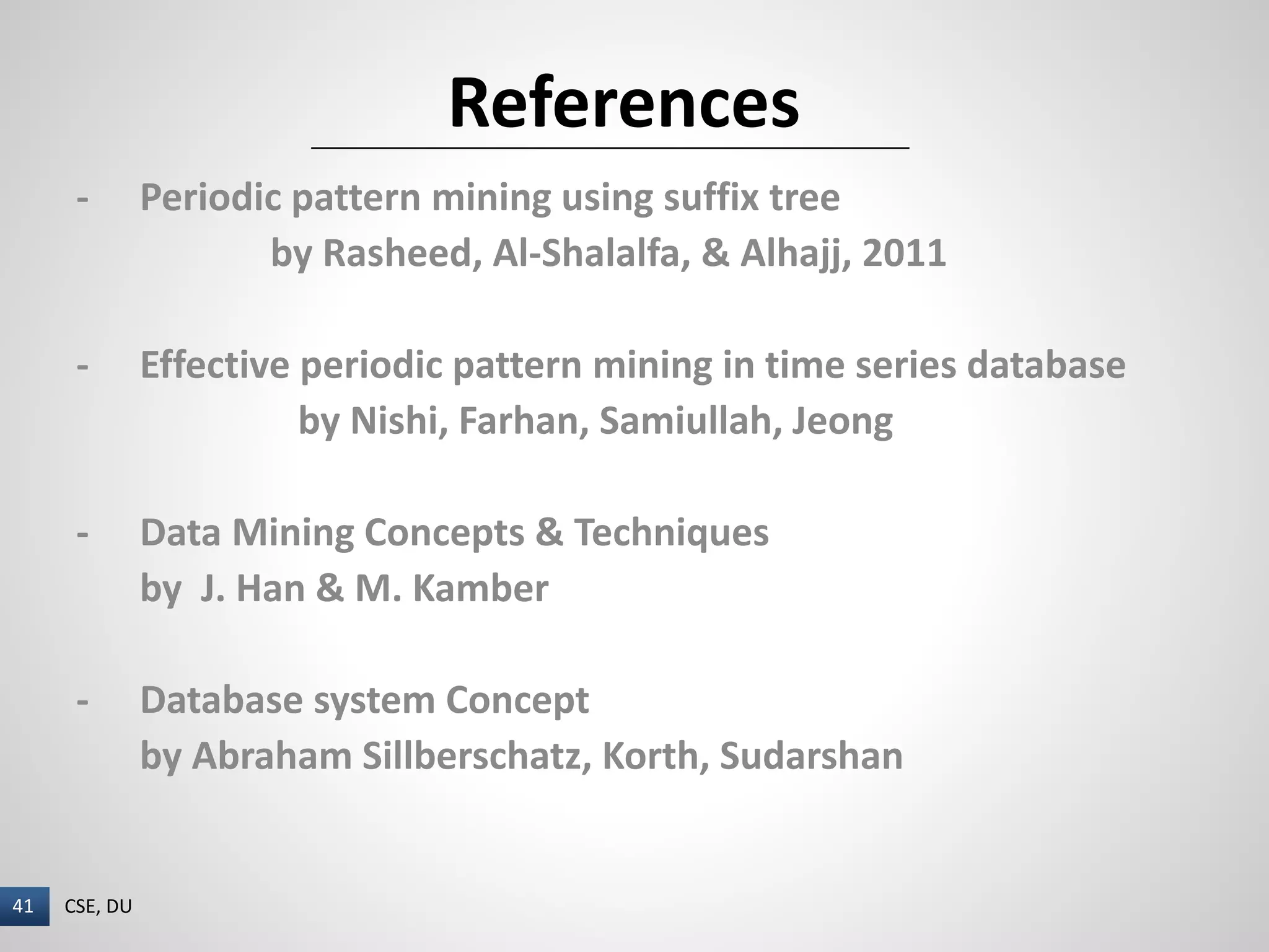 Periodic pattern mining | PPT