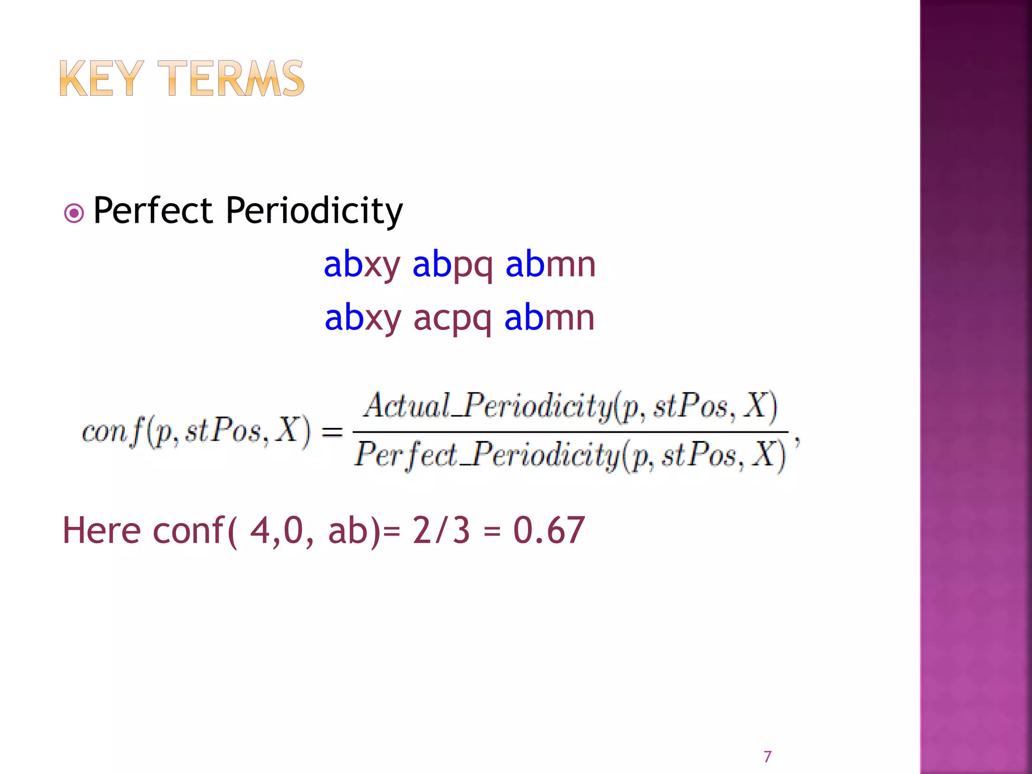 Periodic pattern mining | PPT