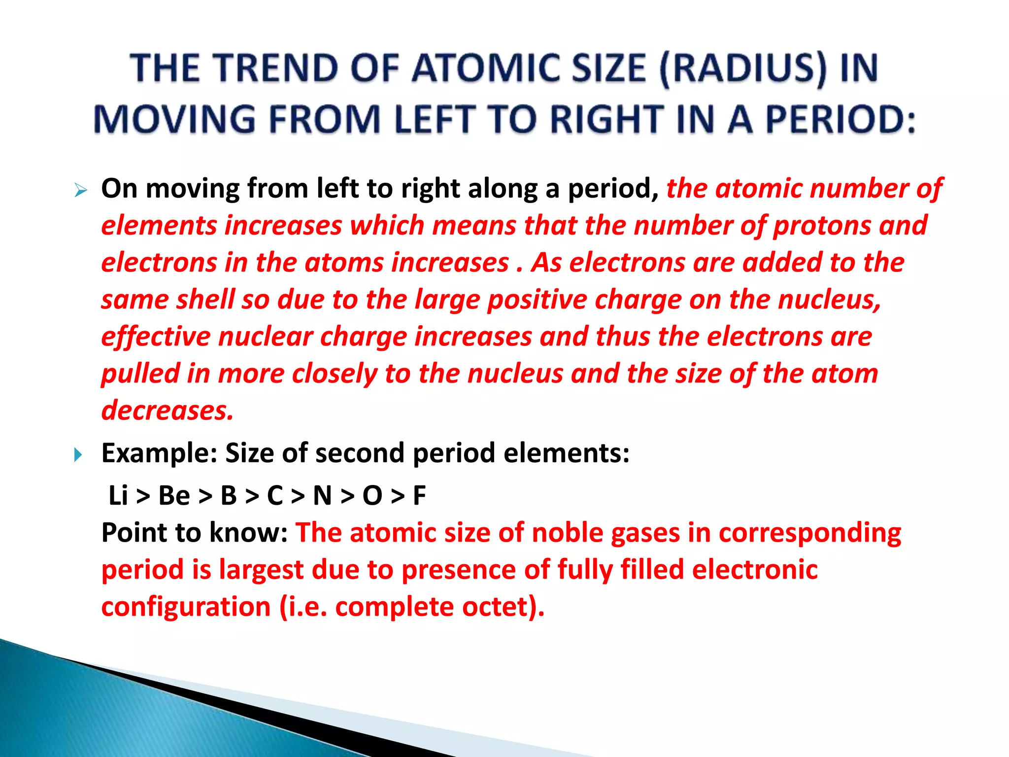 Periodic properties of elements | PPTX