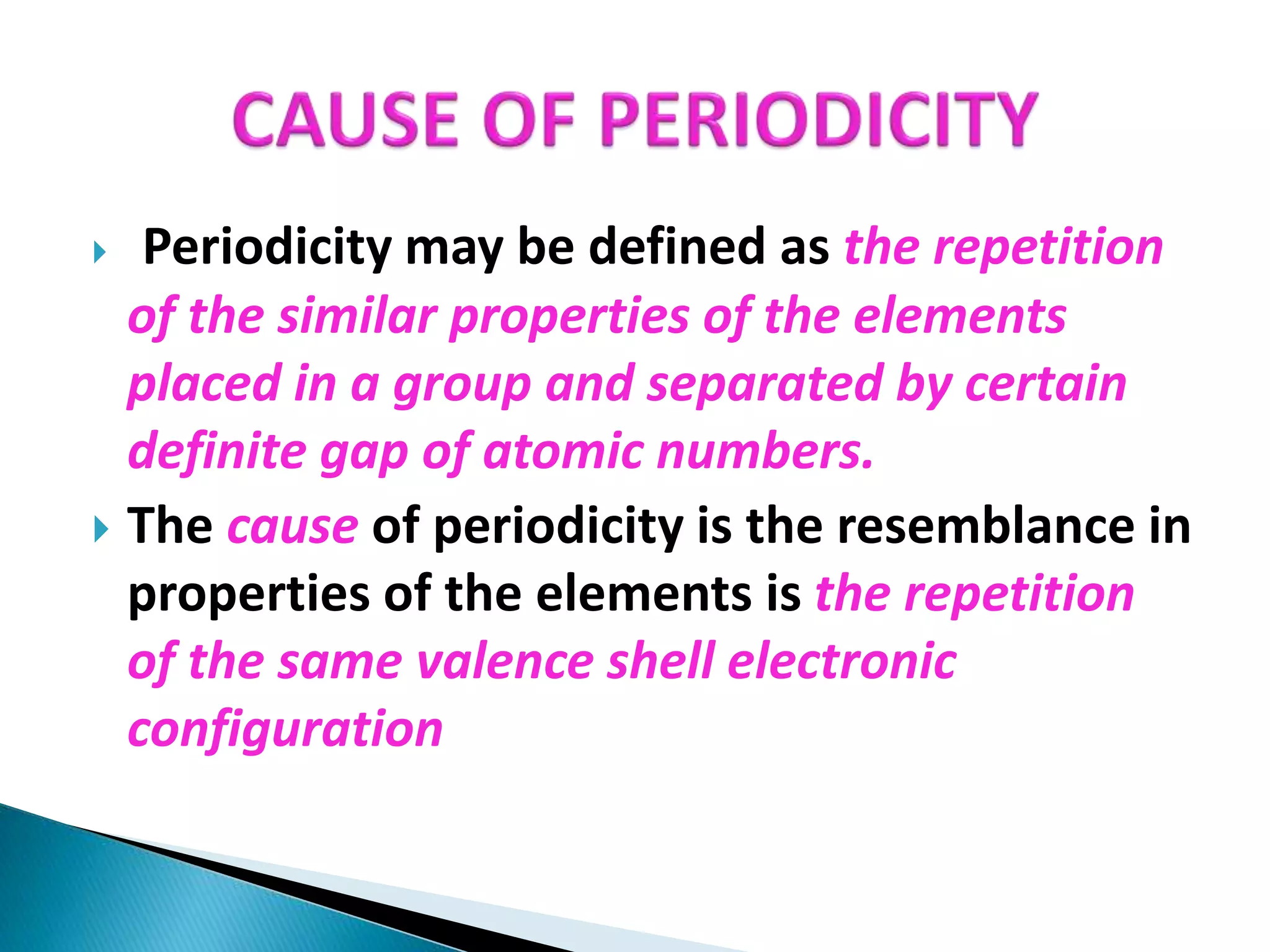 Periodic properties of elements | PPTX