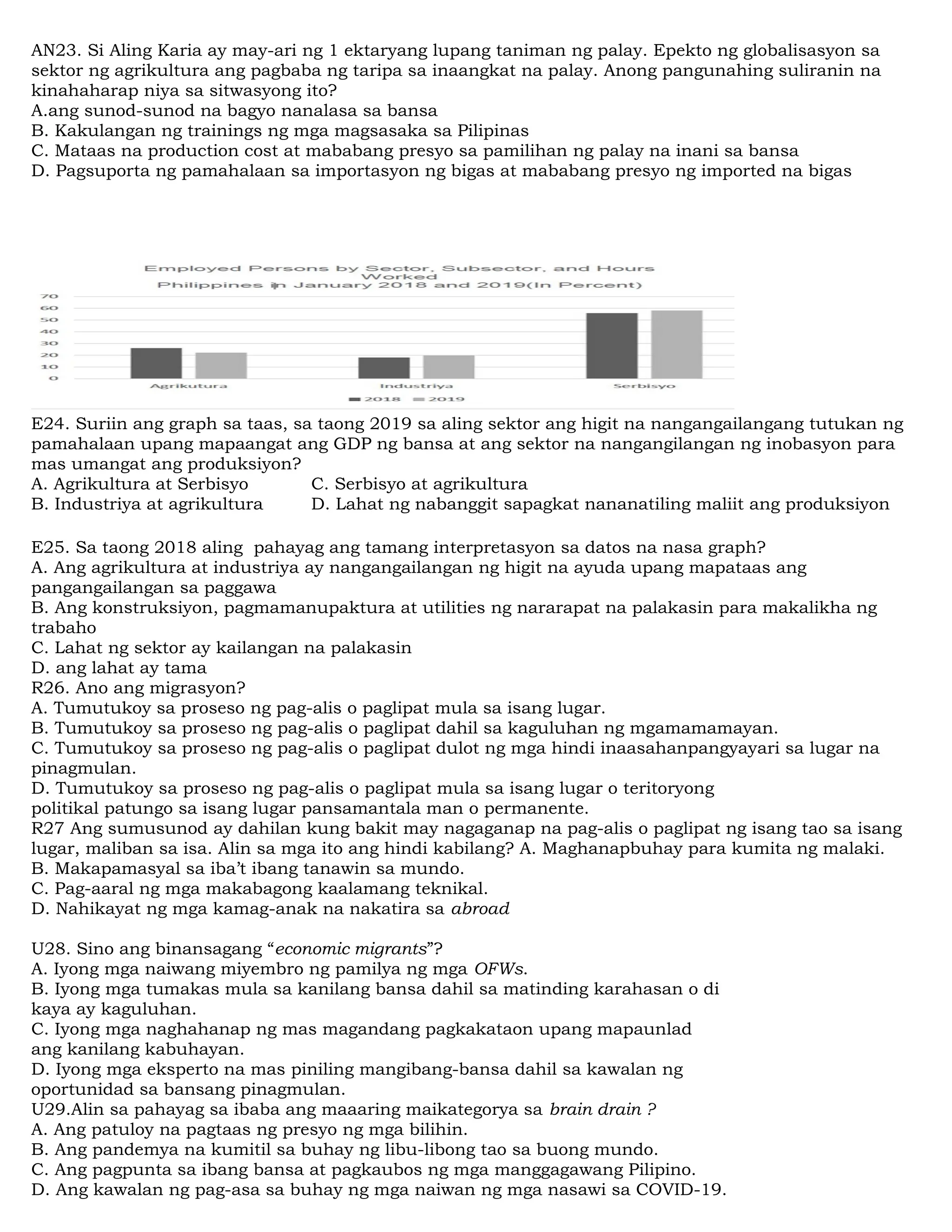 Reviewer in Araling Panlipunan Quarter 2 | DOCX