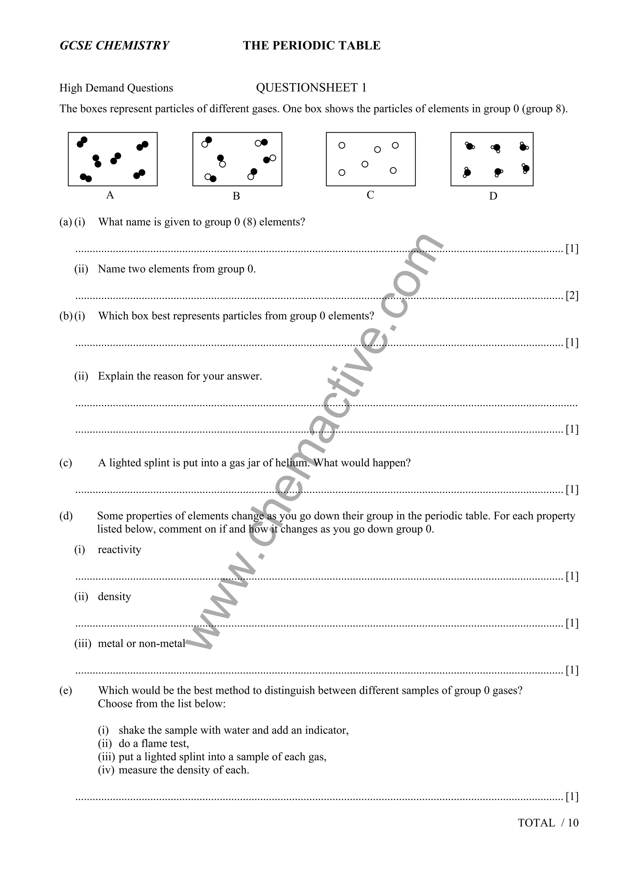 Periodic questions | PDF