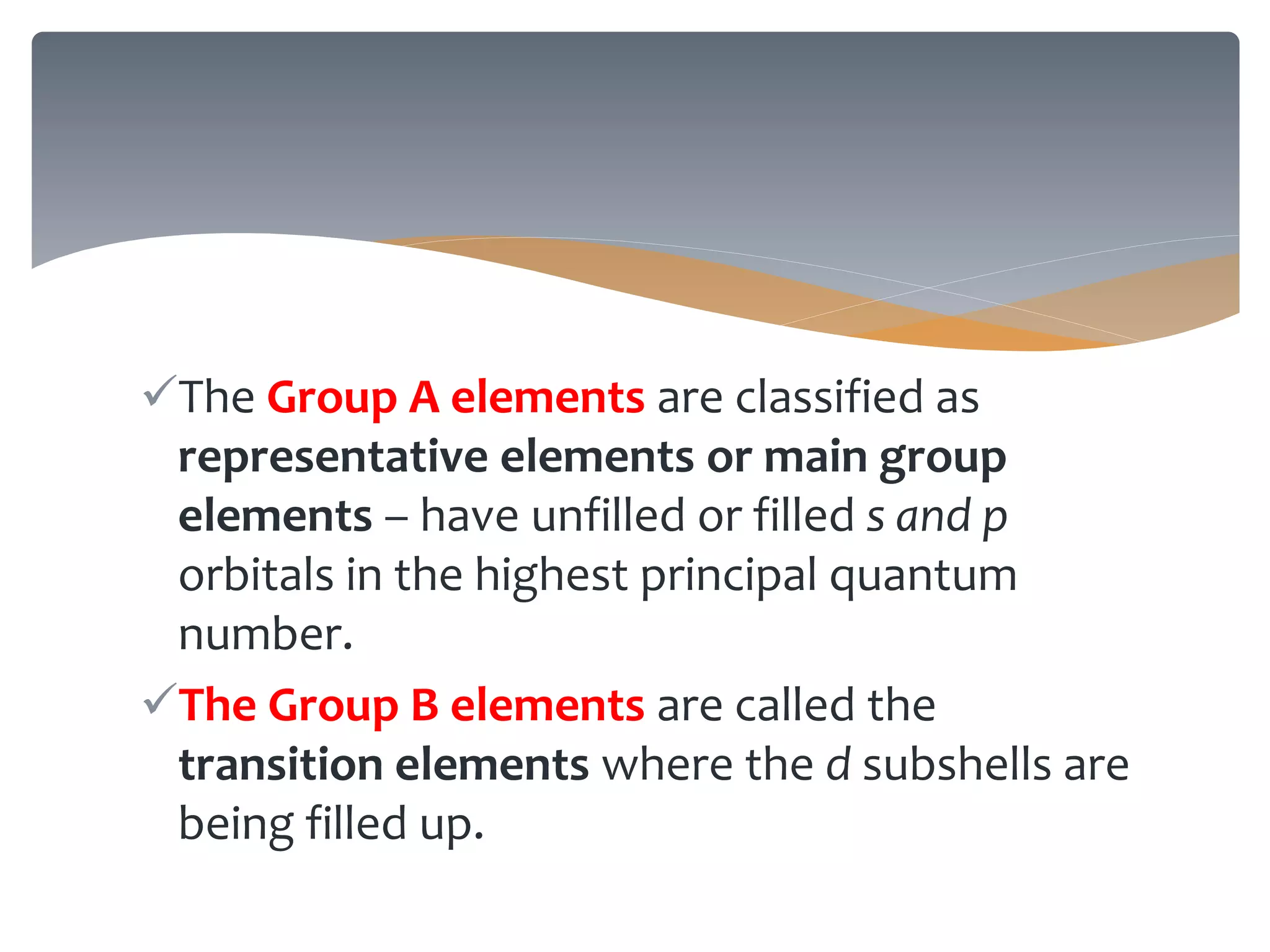 Periodic relationships among elements | PPTX