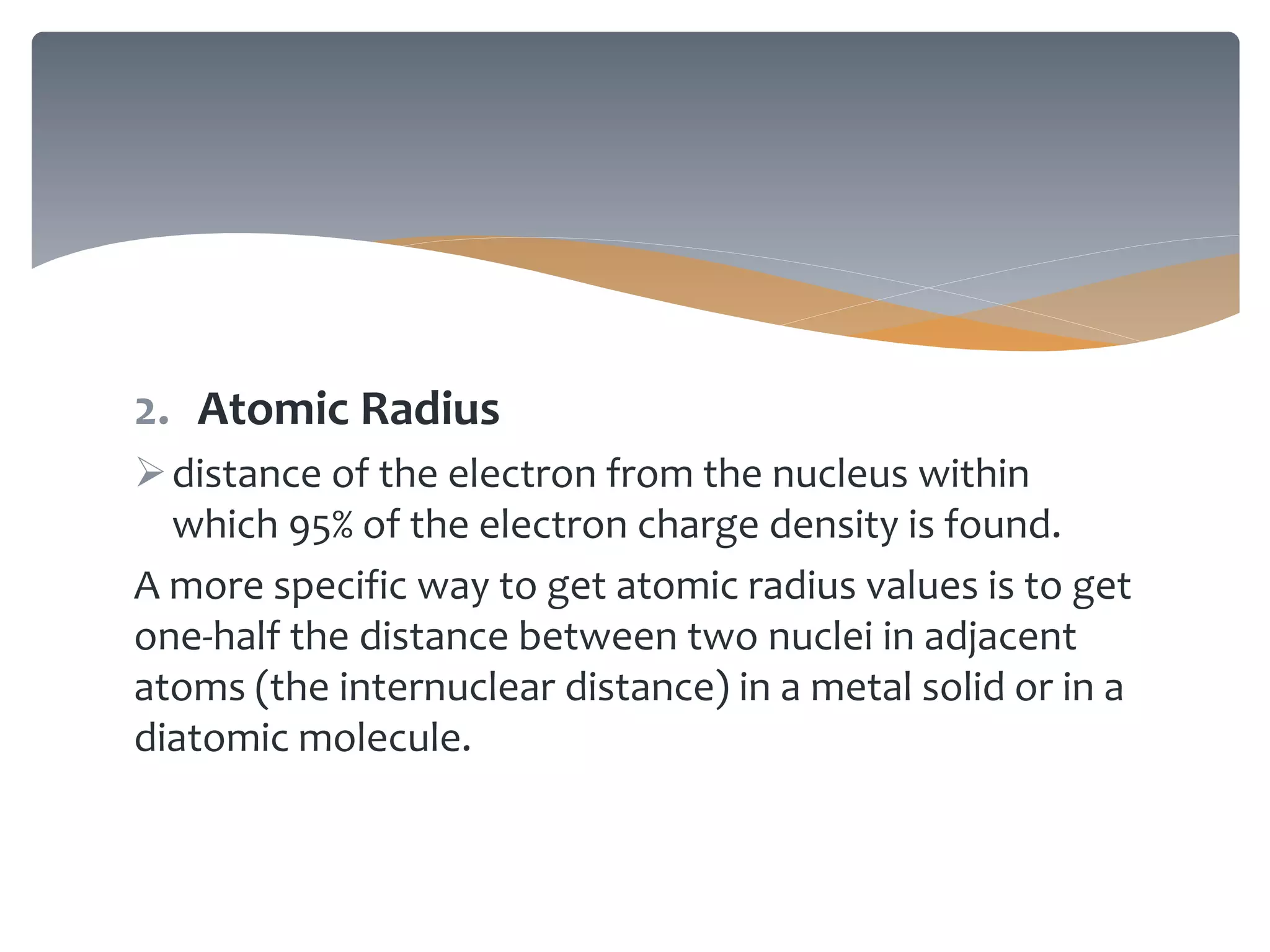 Periodic relationships among elements | PPTX