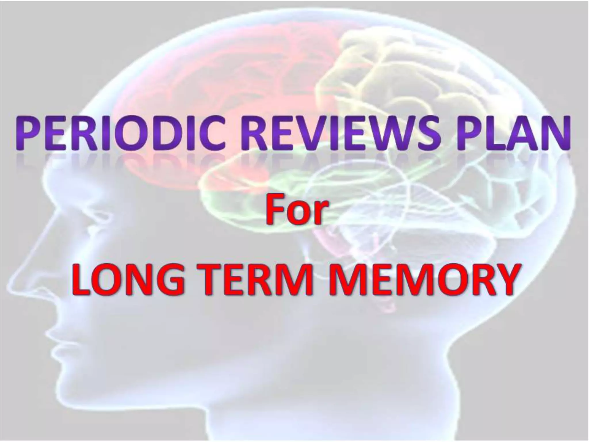 Periodic Reviews Plan | PPT