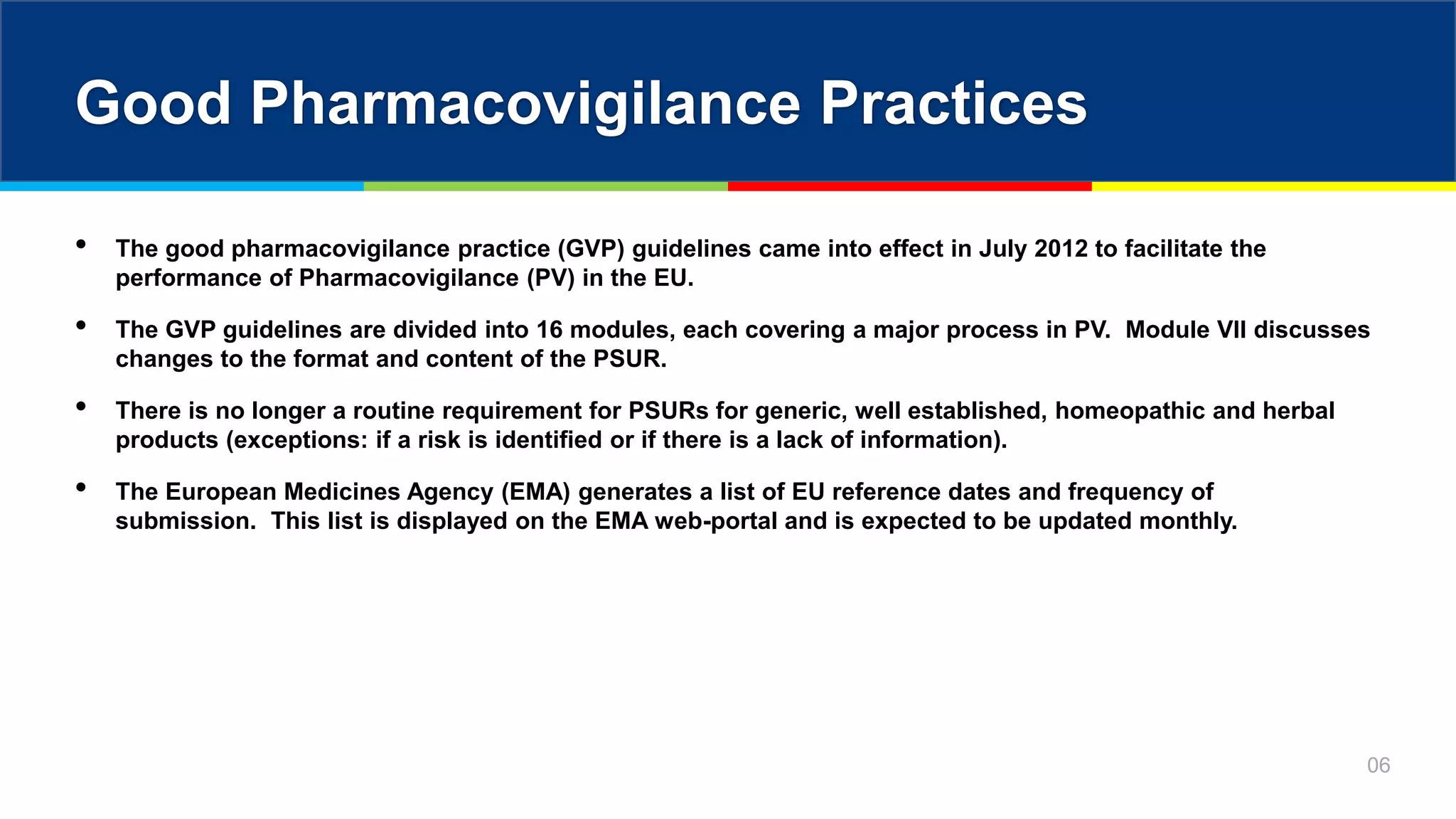 Periodic safety update reports – gvp guidelines and changes | PPTX