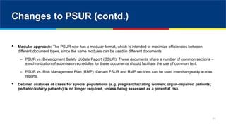Periodic safety update reports – gvp guidelines and changes | PPTX