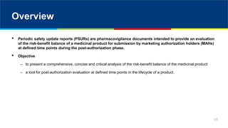 Periodic safety update reports – gvp guidelines and changes | PPTX